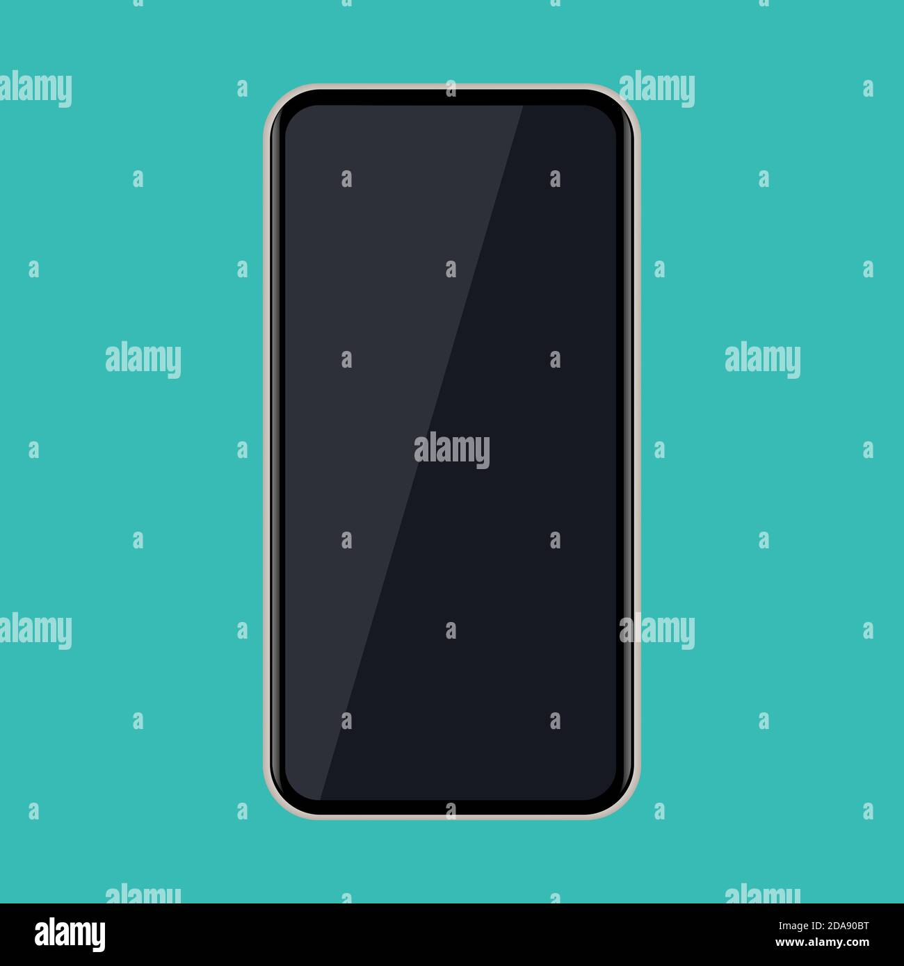 Abstract Mobile Phone Icon. illustration Stock Photo - Alamy