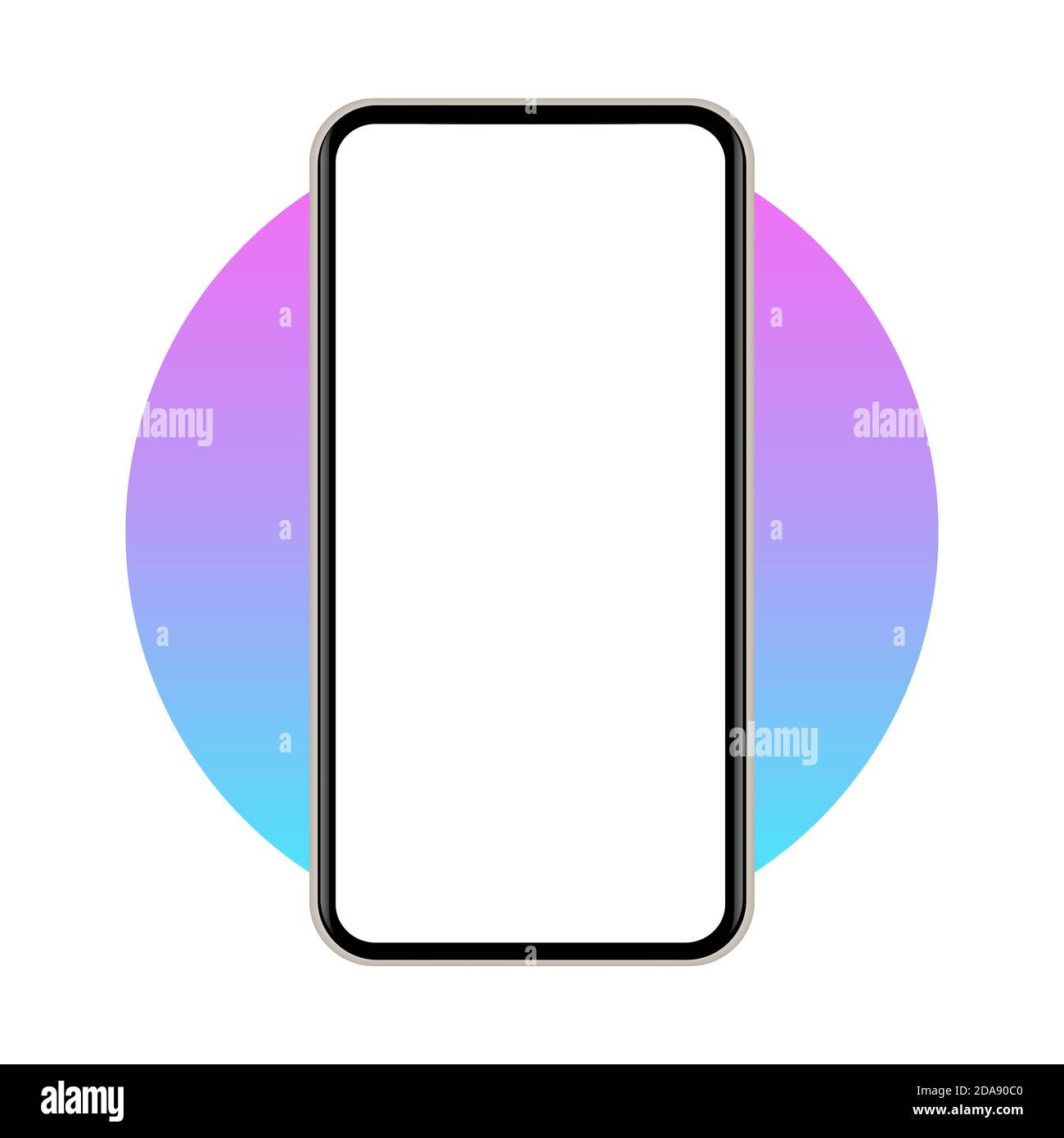 Abstract Mobile Phone Icon. illustration Stock Photo - Alamy