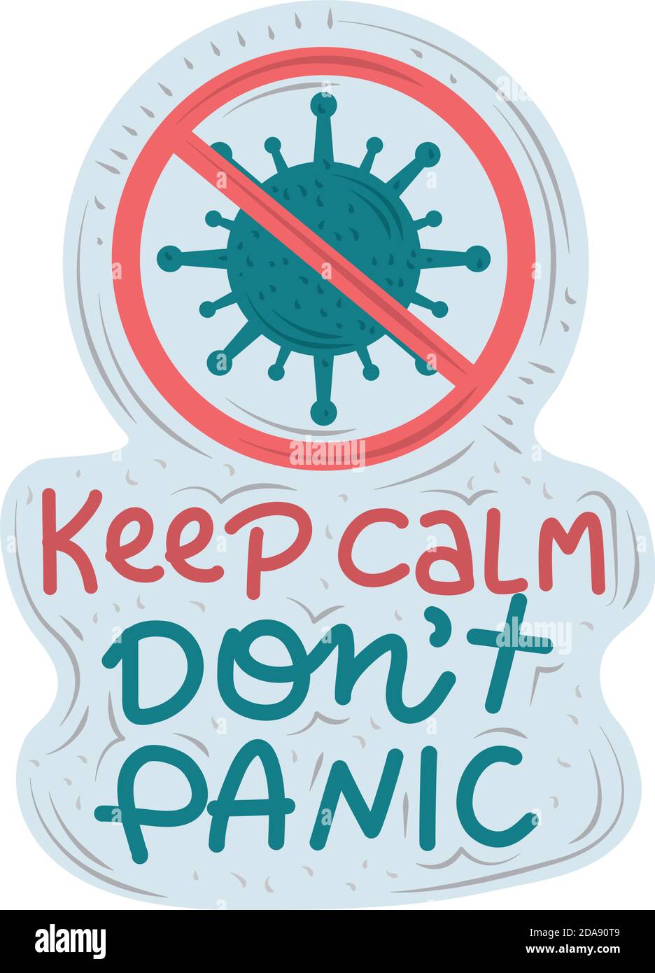 new normal, stop virus keep calm text, after coronavirus covid 19 ...