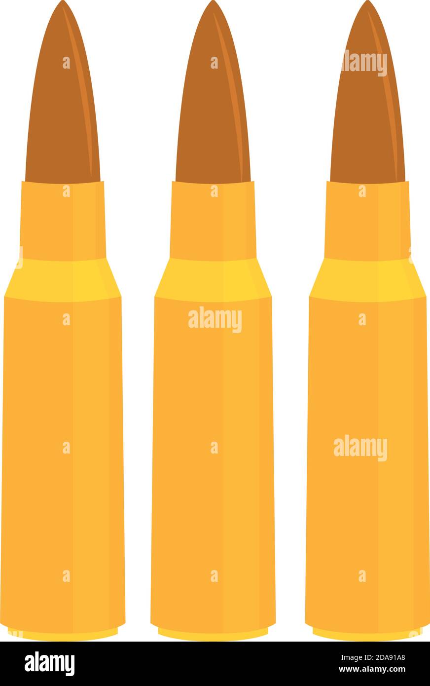 Isolated golden bullets medieval war icon- Vector Stock Vector Image ...