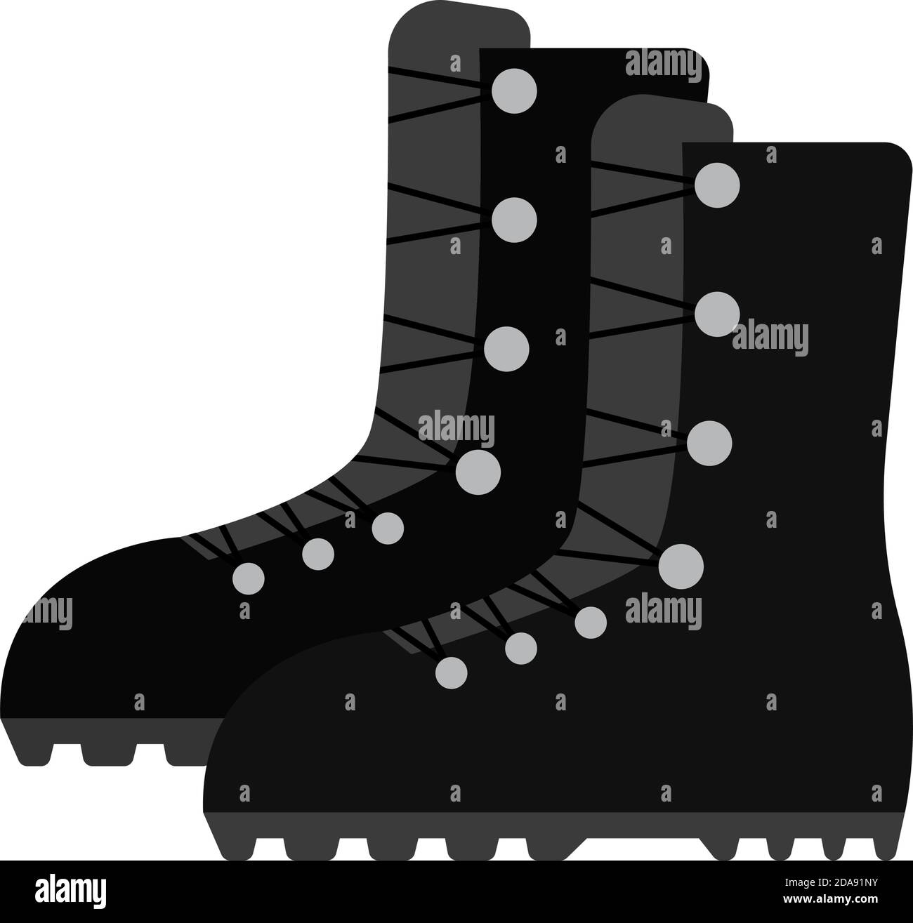 Isolated boots soldier gun war icon- Vector Stock Vector Image & Art ...