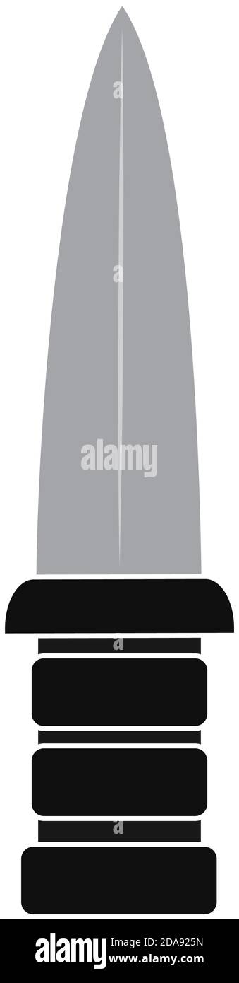 Isolated small silver sword medieval war icon- Vector Stock Vector ...