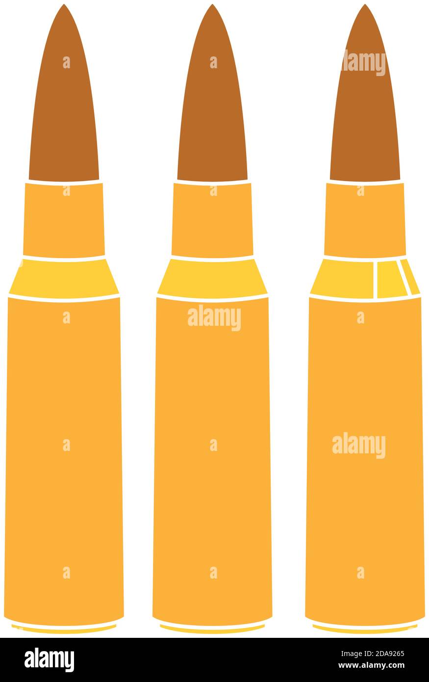 Isolated golden bullets medieval war icon- Vector Stock Vector Image ...