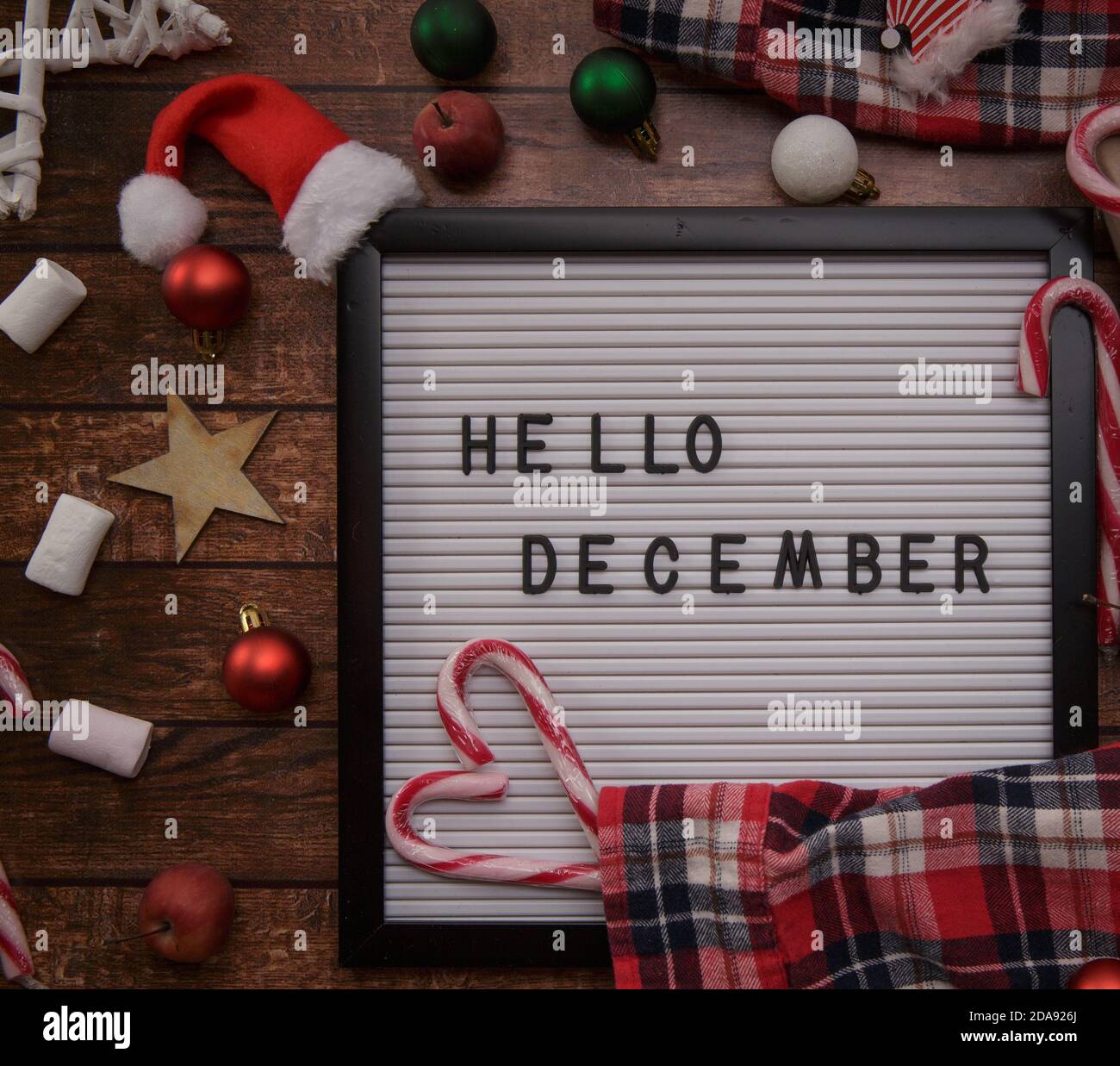 Hello december hi-res stock photography and images - Alamy