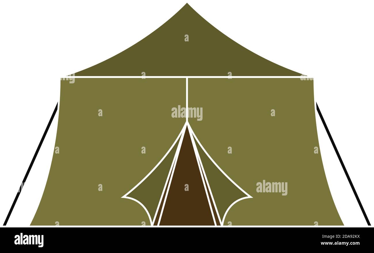 Isolated tent soldier gun war icon- Vector Stock Vector Image & Art - Alamy