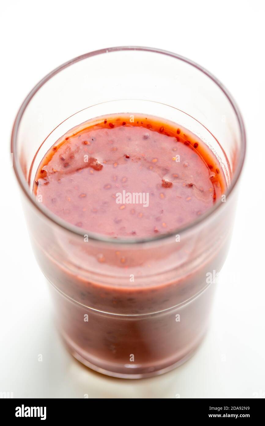 Smoothies, puree juice of various fruits Stock Photo - Alamy