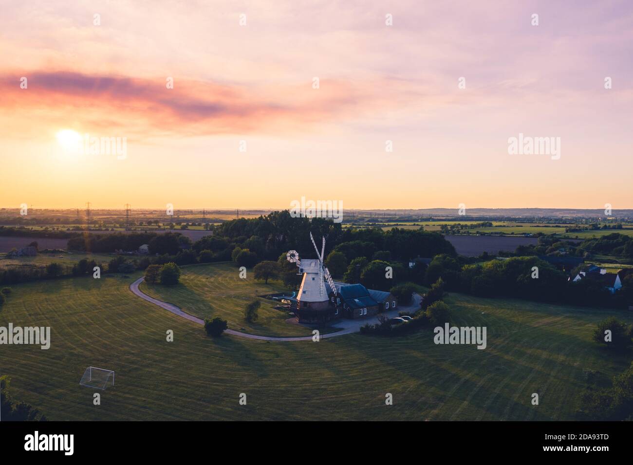 Old english windmill hi-res stock photography and images - Alamy