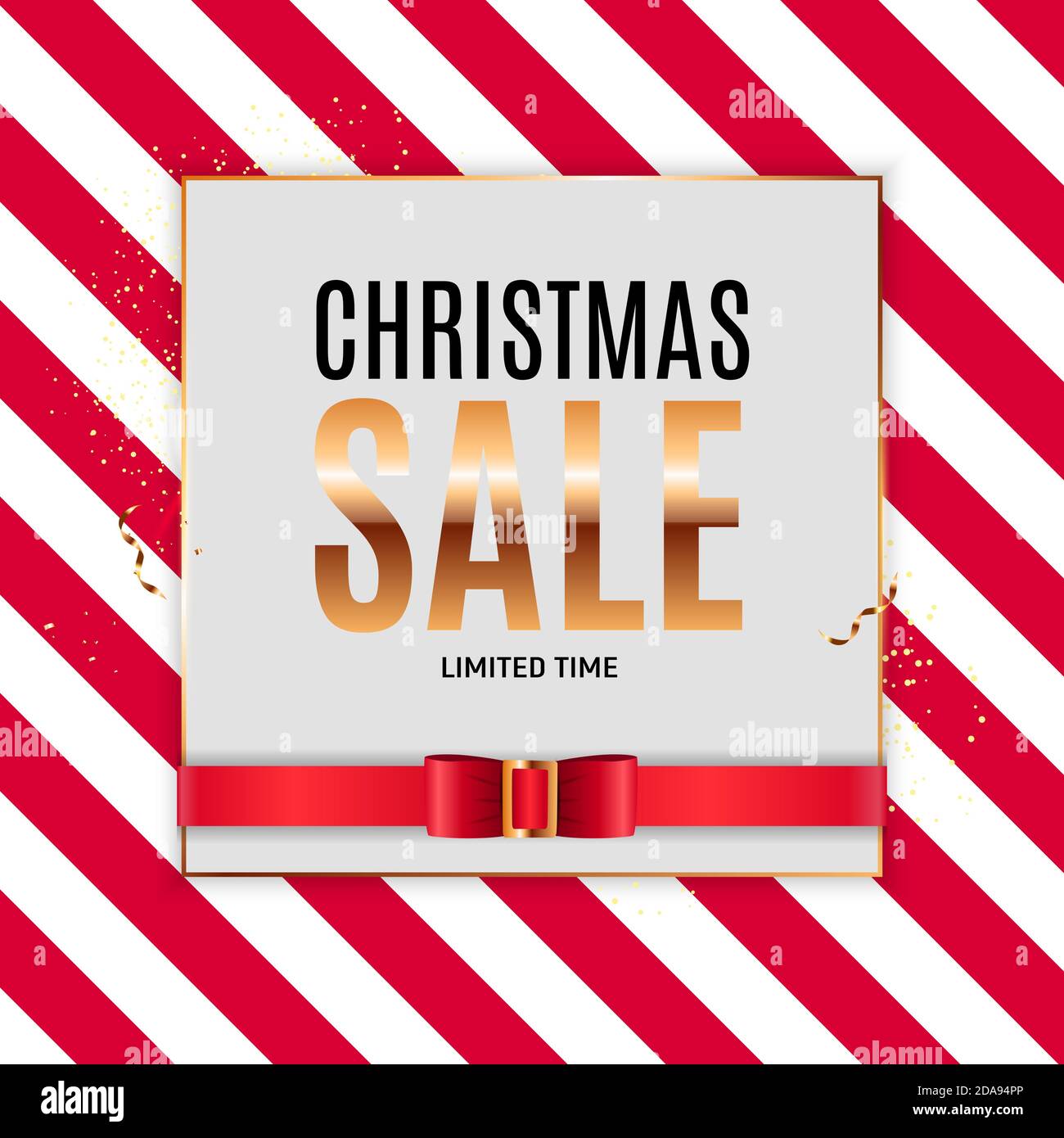 Christmas Sale Background Template. Illustration Stock Photo - Alamy