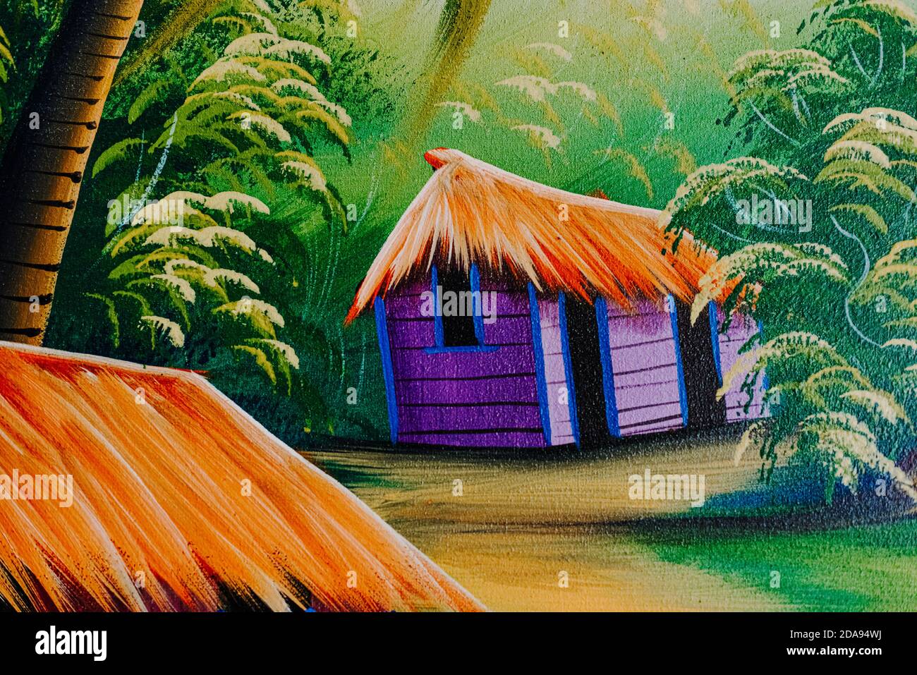 Hut Nature House Painting High Resolution Stock Photography and Images ...