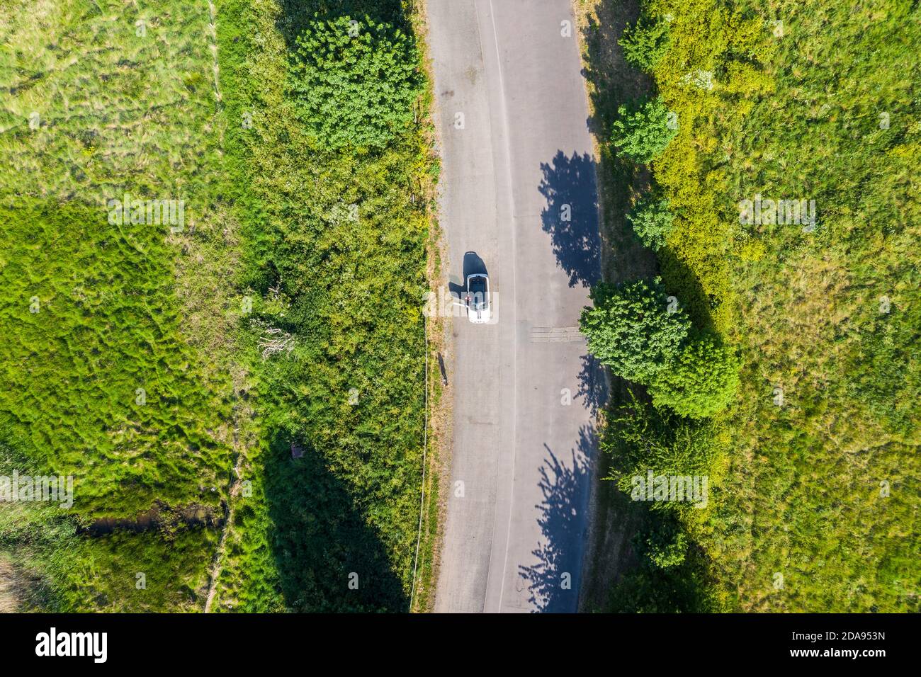 Leigh On Sea National Nature Reserve aerial view of Marshes in Essex ...