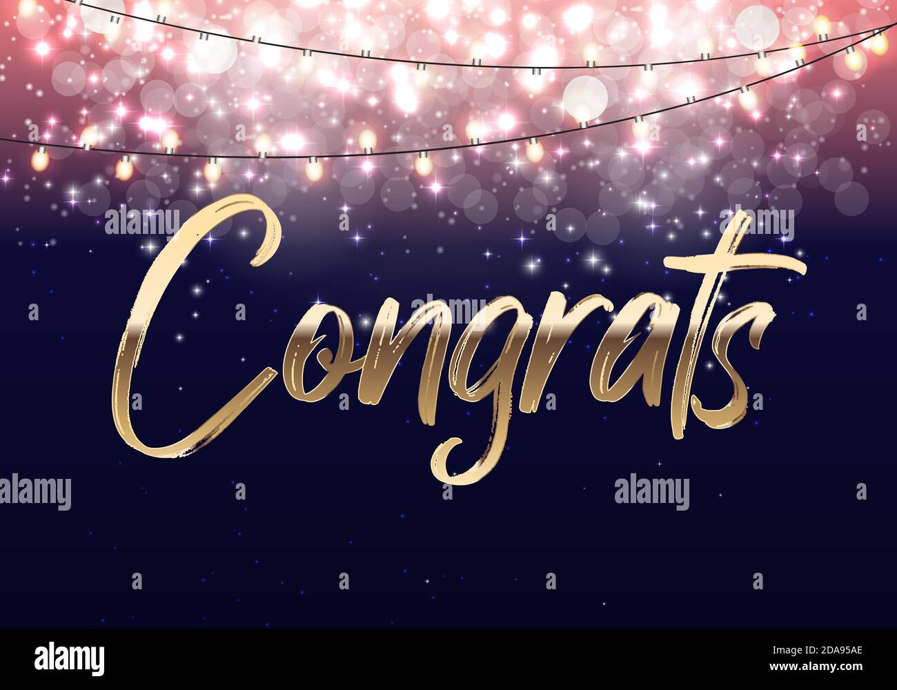 Congratulations abstract design template background. illustration Stock ...