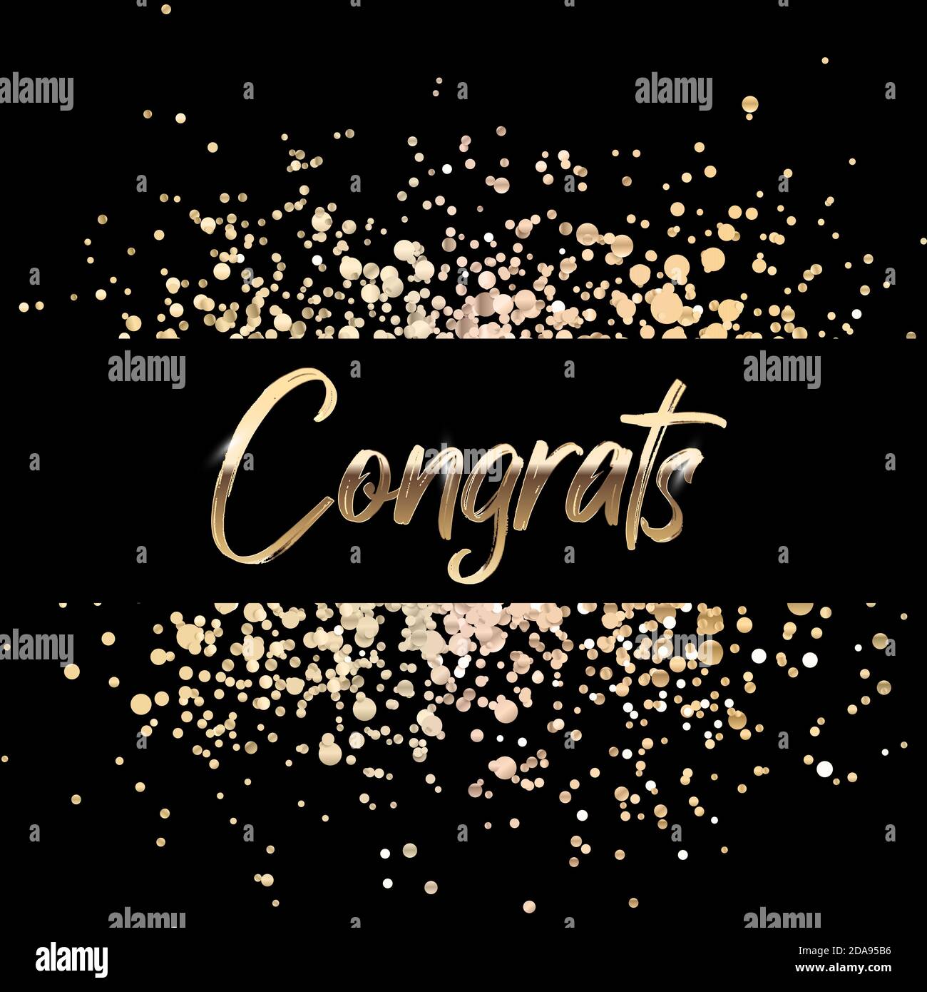 Congratulations abstract design template background. illustration Stock ...