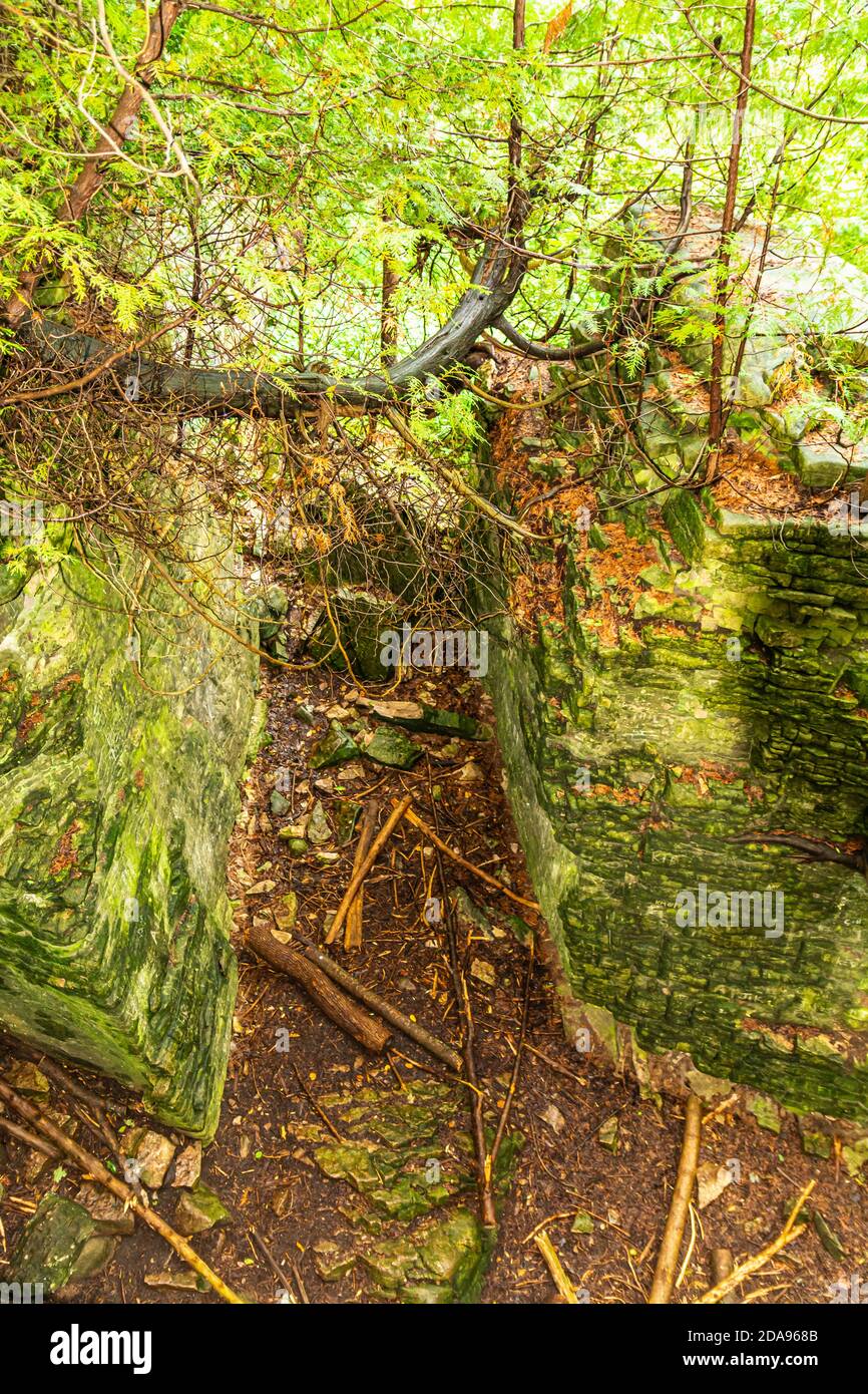 Durham Conservation Area and Hiking trail Stock Photo - Alamy