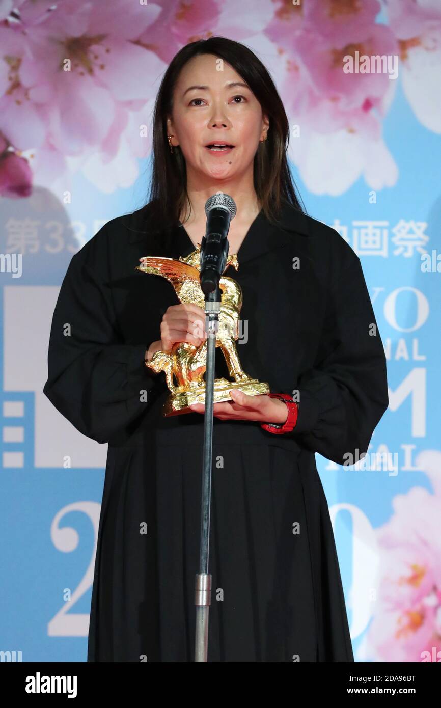 Akiko Ohku, November 09, 2020 - Non speak after winning The Audience ...