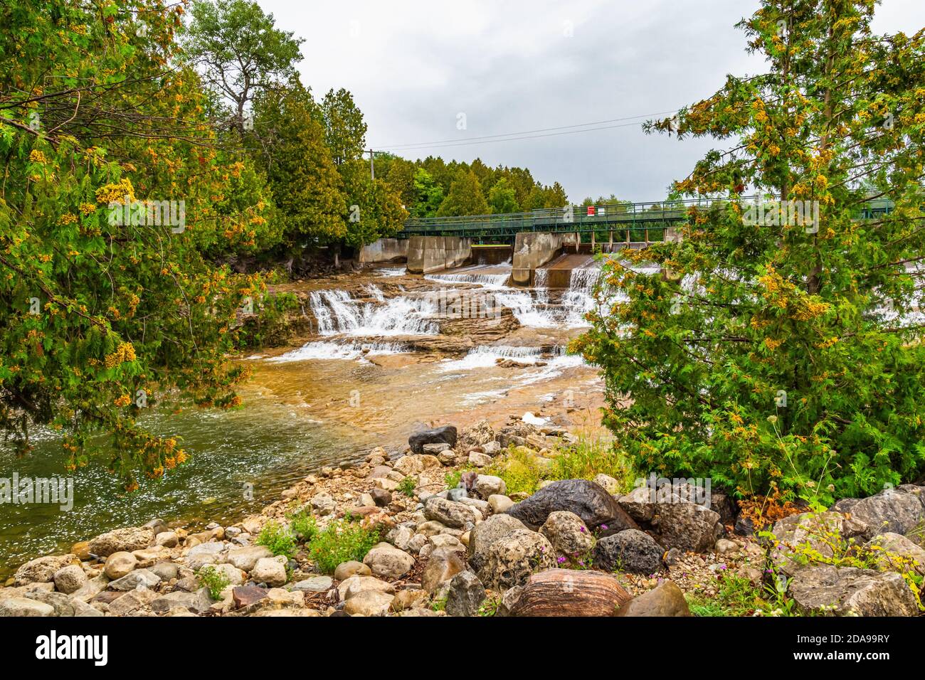 McGowan Falls Conservation area Durham Ontario Canada Stock Photo - Alamy