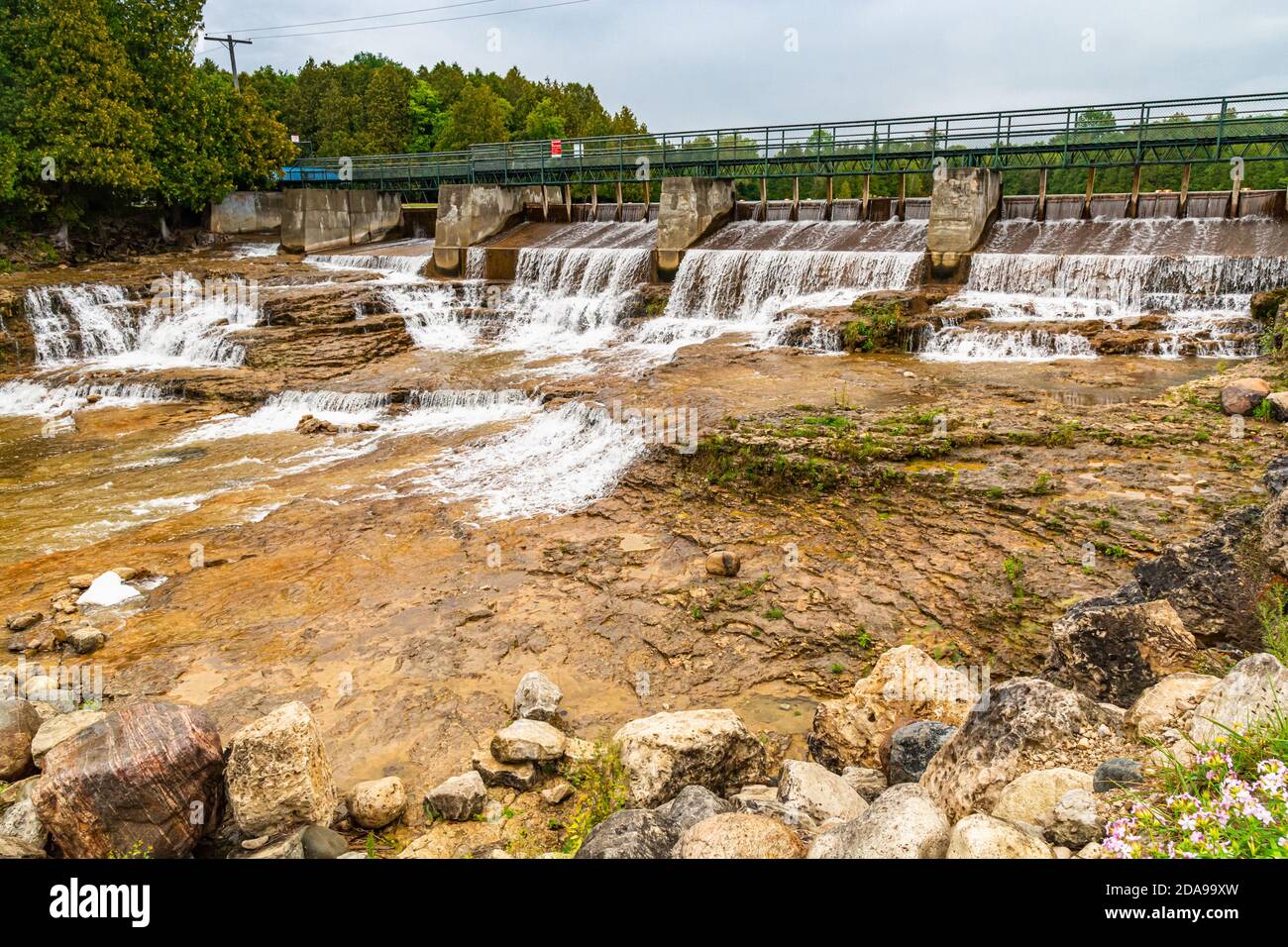 McGowan Falls Conservation area Durham Ontario Canada Stock Photo - Alamy