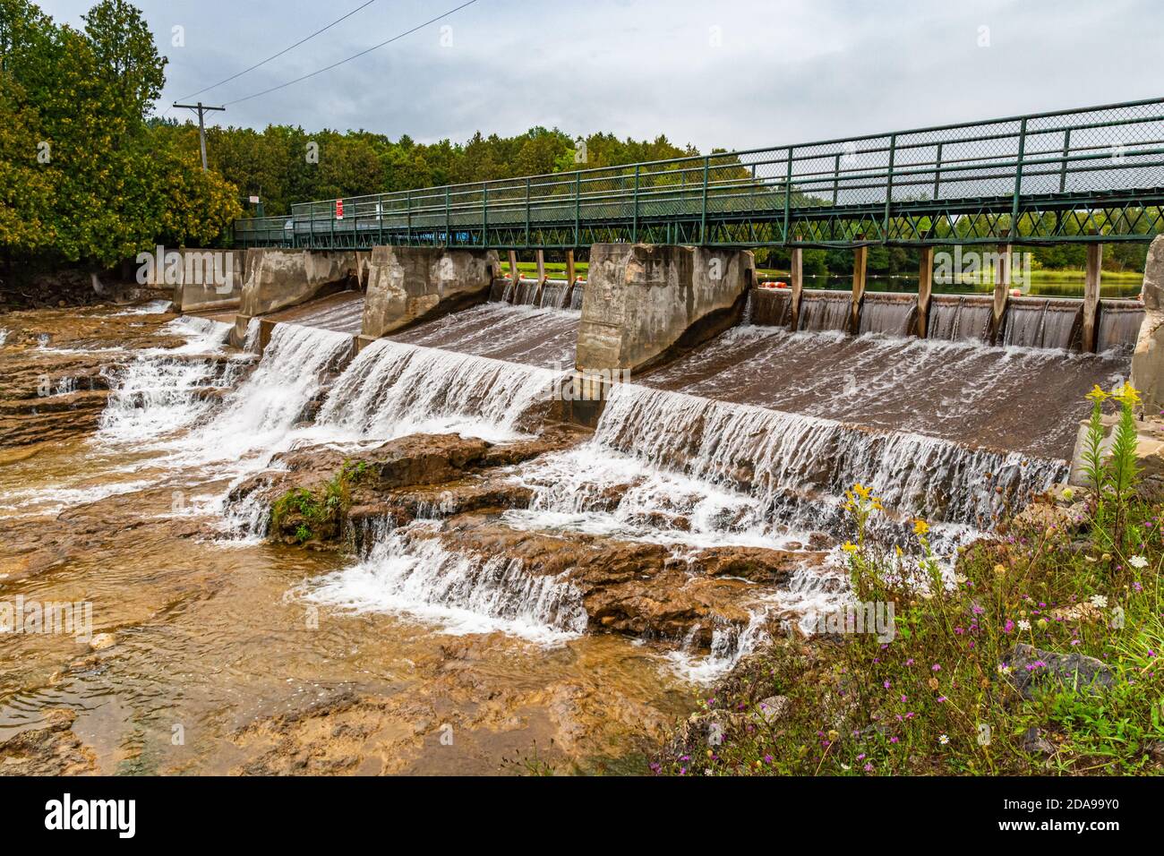 McGowan Falls Conservation area Durham Ontario Canada Stock Photo - Alamy