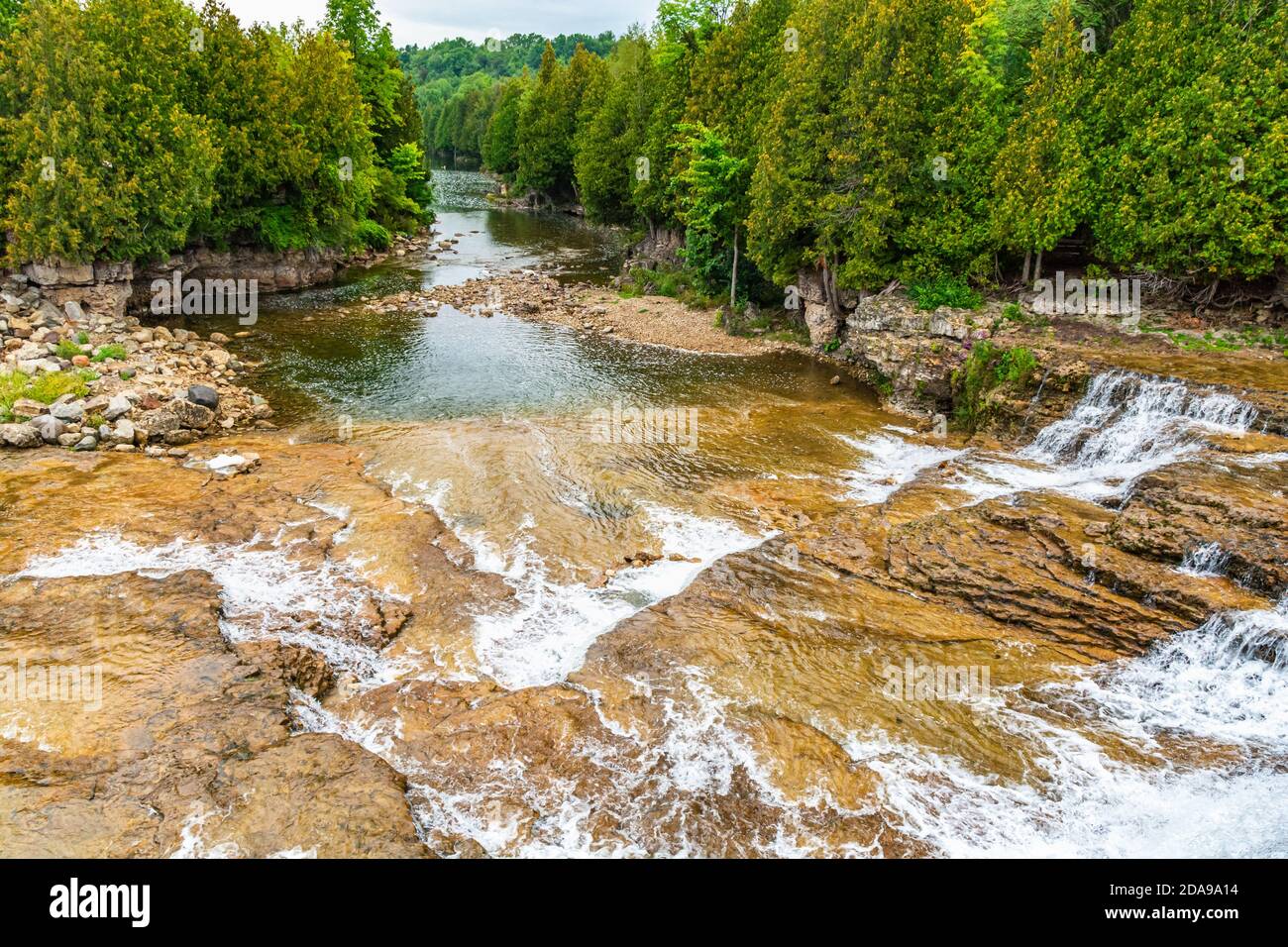 McGowan Falls Conservation area Durham Ontario Canada Stock Photo - Alamy