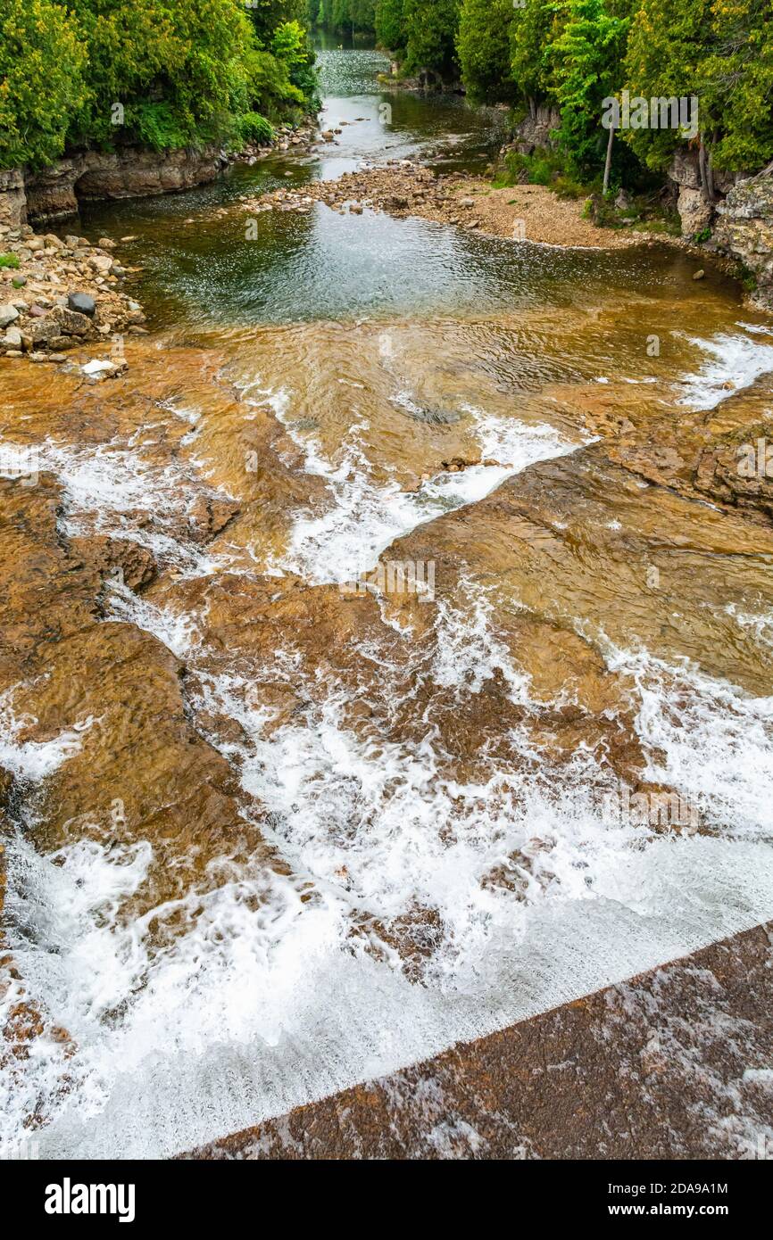 McGowan Falls Conservation area Durham Ontario Canada Stock Photo - Alamy