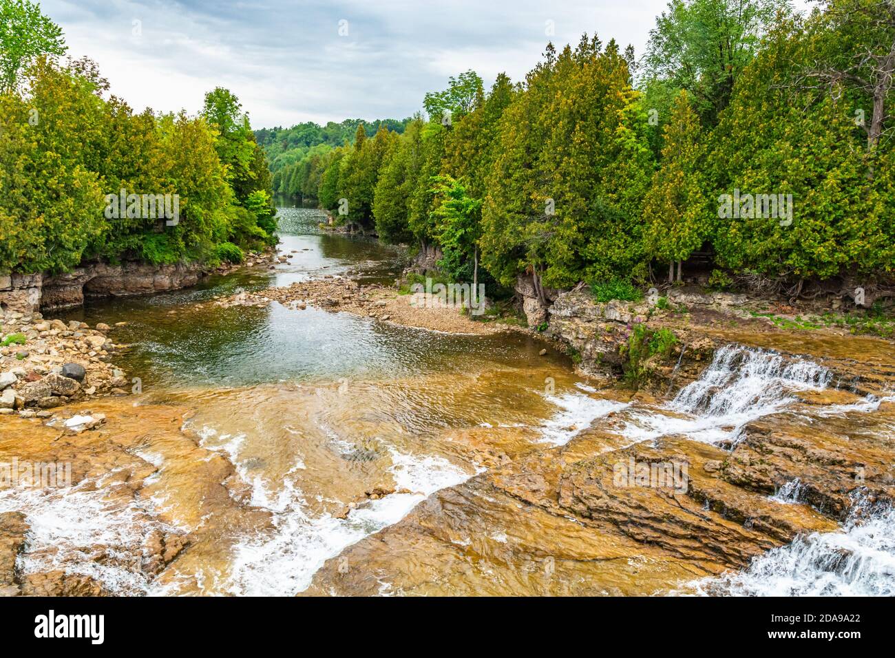 McGowan Falls Conservation area Durham Ontario Canada Stock Photo - Alamy