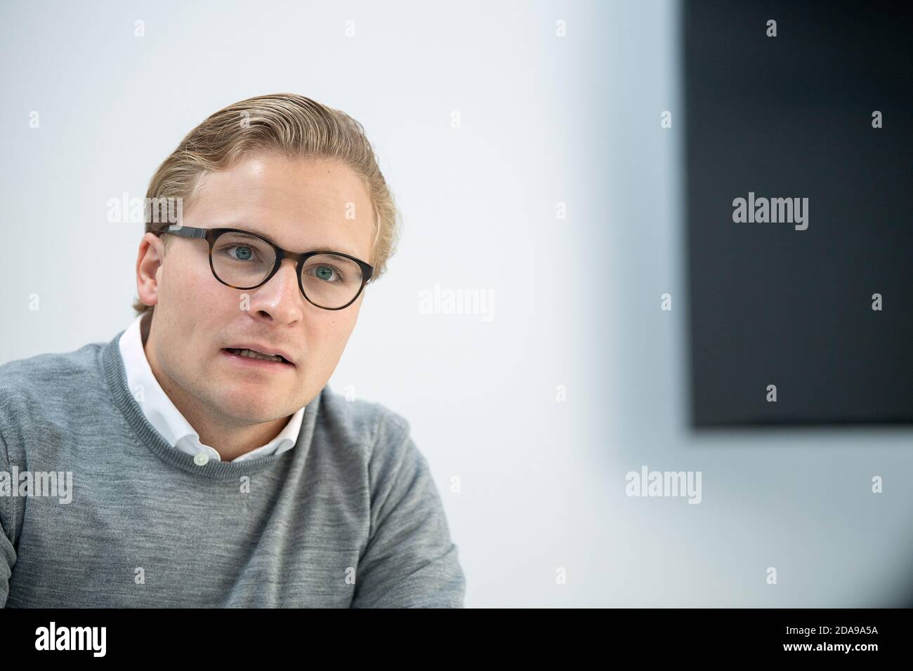 Burladingen, Germany. 05th Nov, 2020. Wolfgang Grupp junior, son of the ...