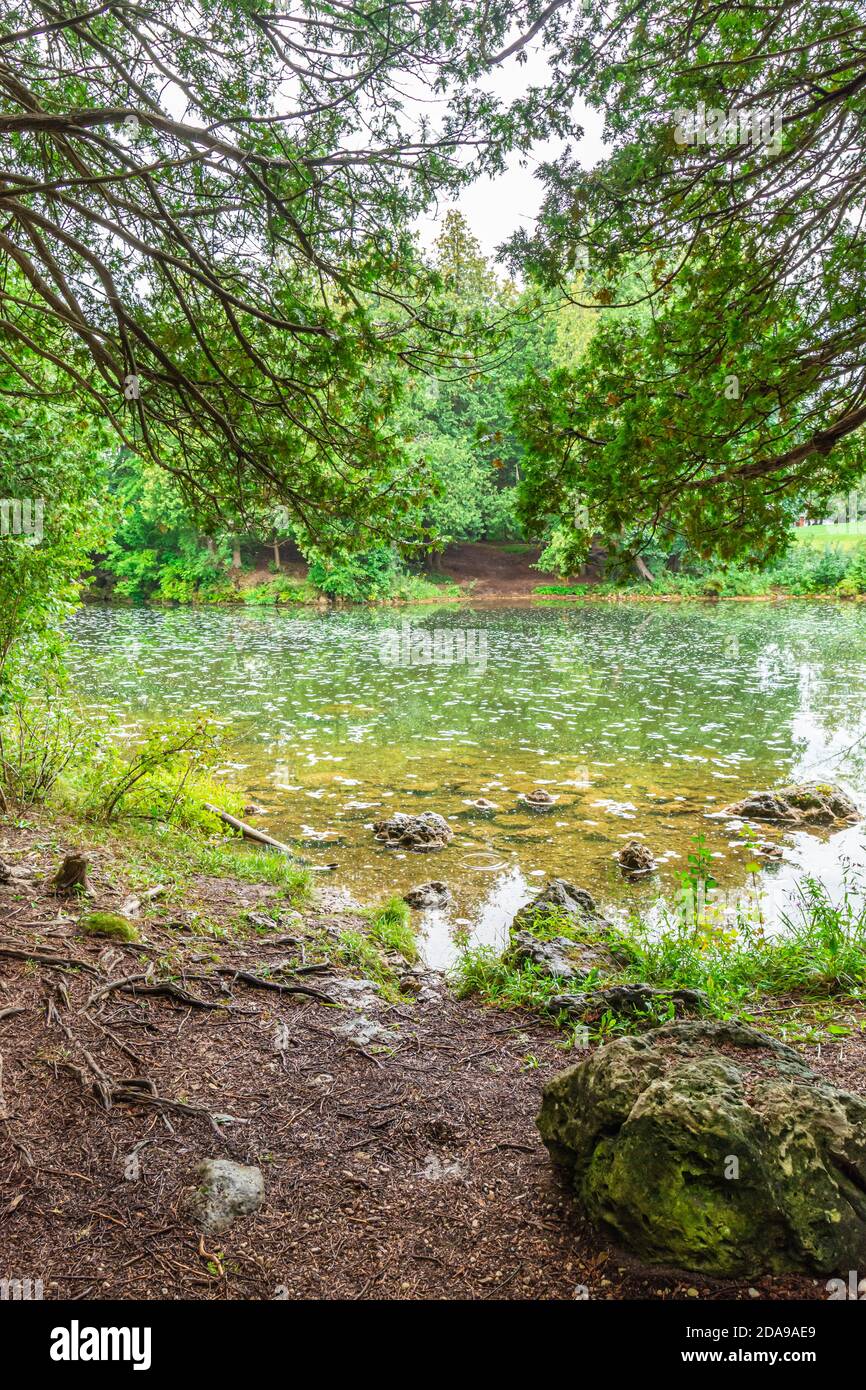 McGowan Falls Conservation area Durham Ontario Canada Stock Photo - Alamy