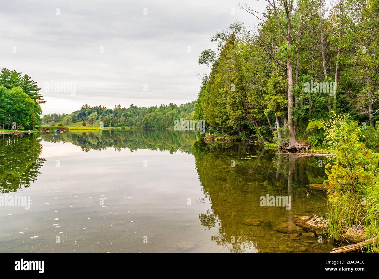 McGowan Falls Conservation area Durham Ontario Canada Stock Photo - Alamy