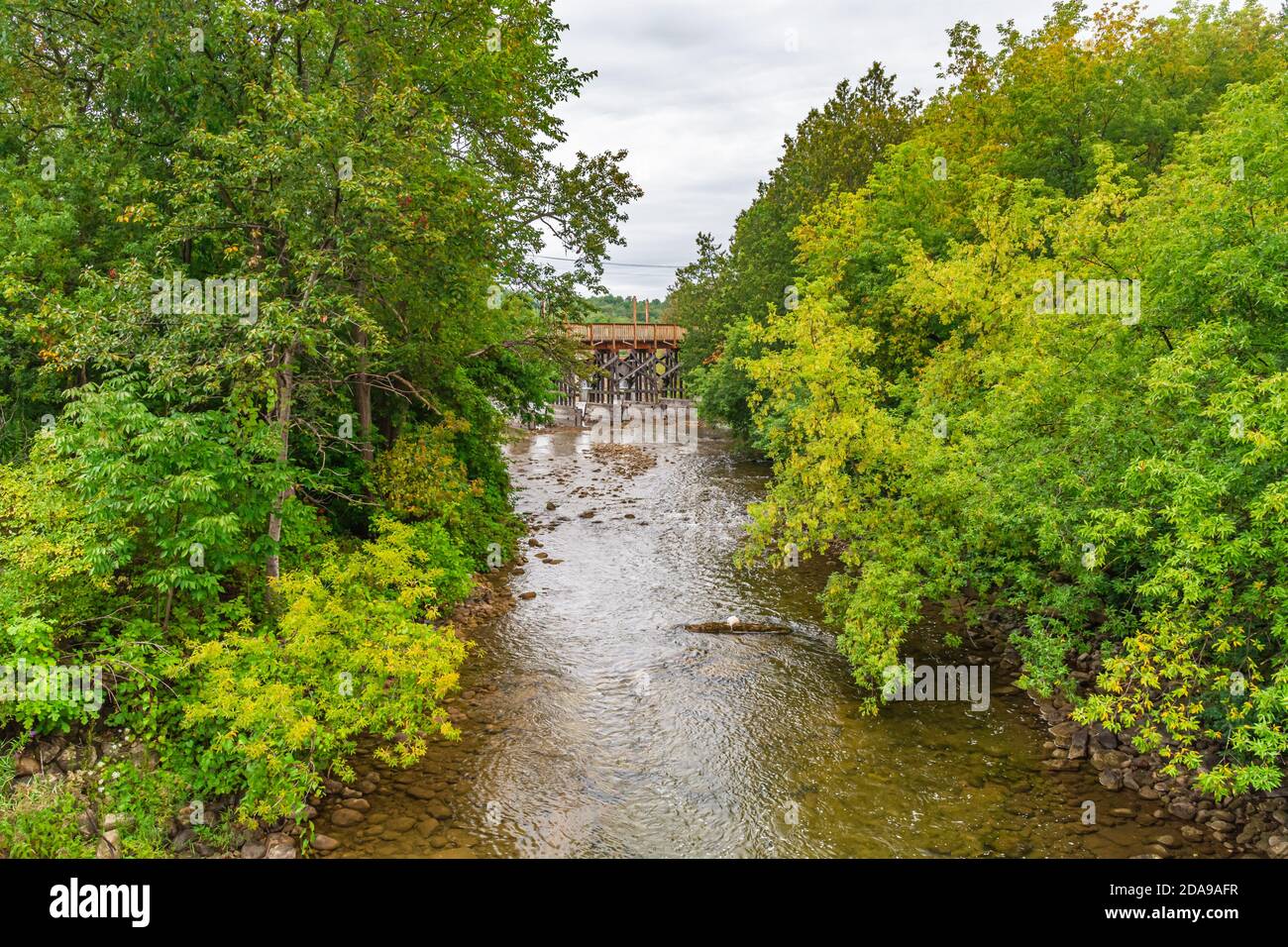Durham Conservation Area and Hiking trail Stock Photo - Alamy