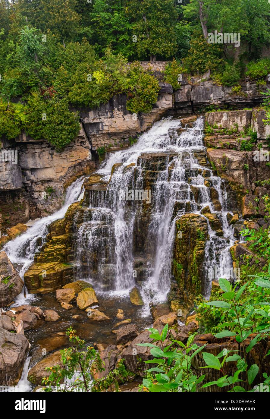 Inglis Falls Owensound Ontario Canada Stock Photo - Alamy