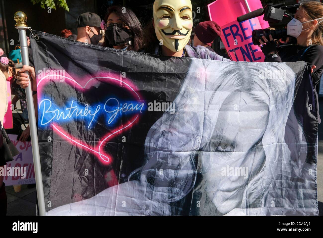Los Angeles, California, USA. 10th Nov, 2020. Supporters of Britney ...