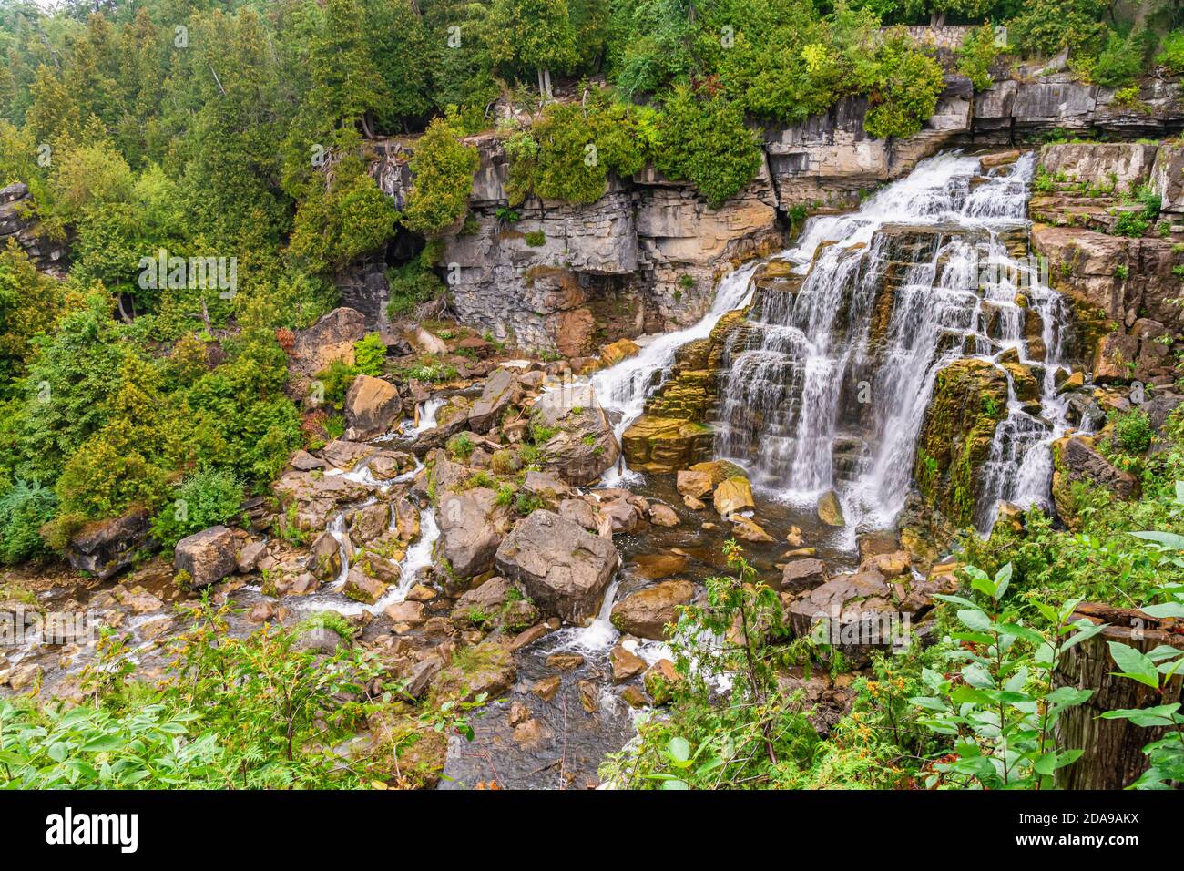 Inglis Falls Owensound Ontario Canada Stock Photo - Alamy
