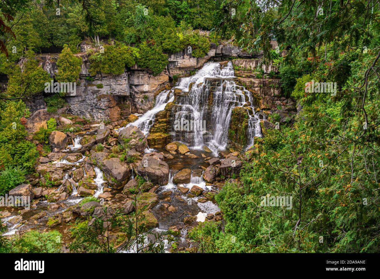 Inglis Falls Owensound Ontario Canada Stock Photo - Alamy