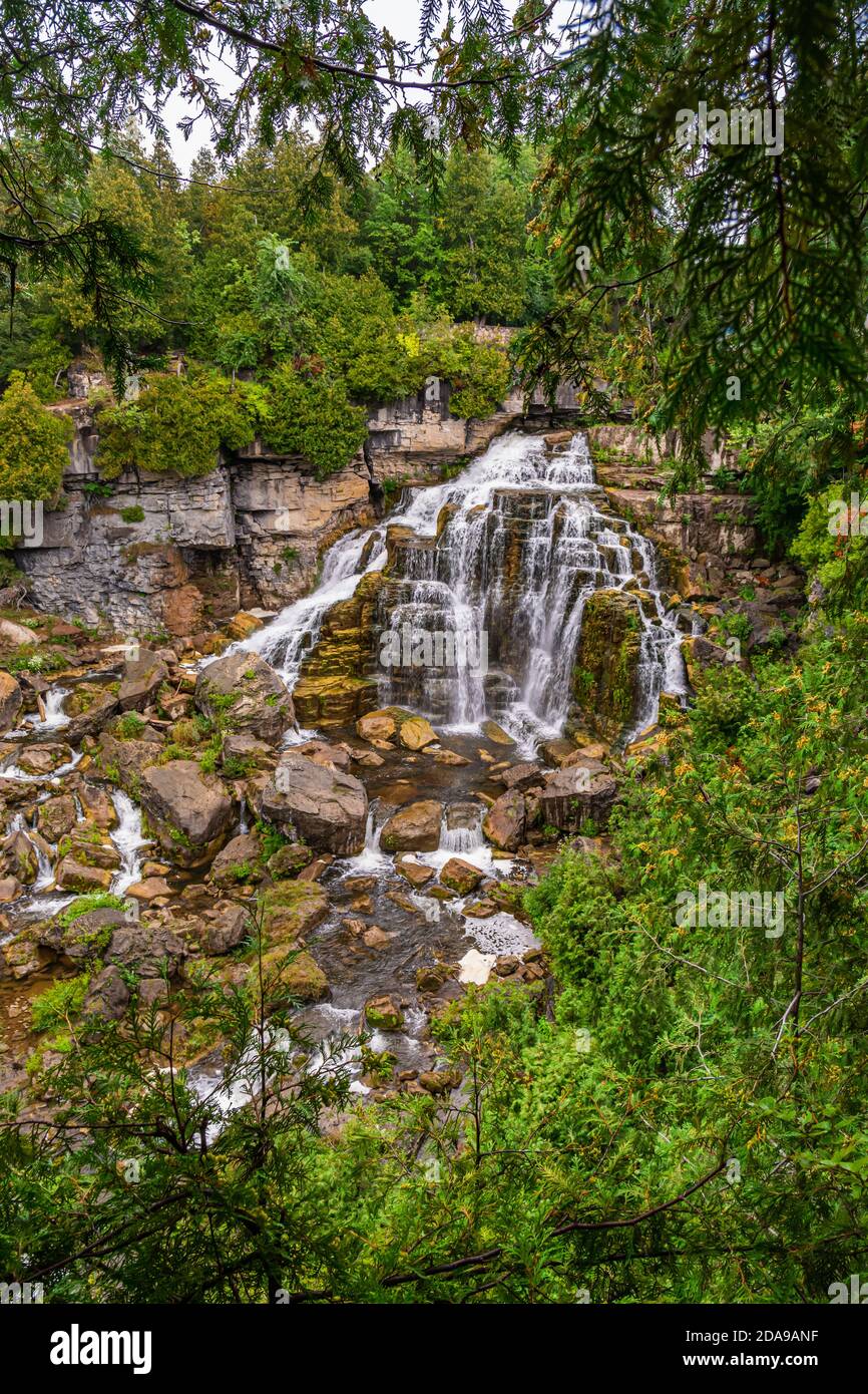Inglis Falls Owensound Ontario Canada Stock Photo - Alamy