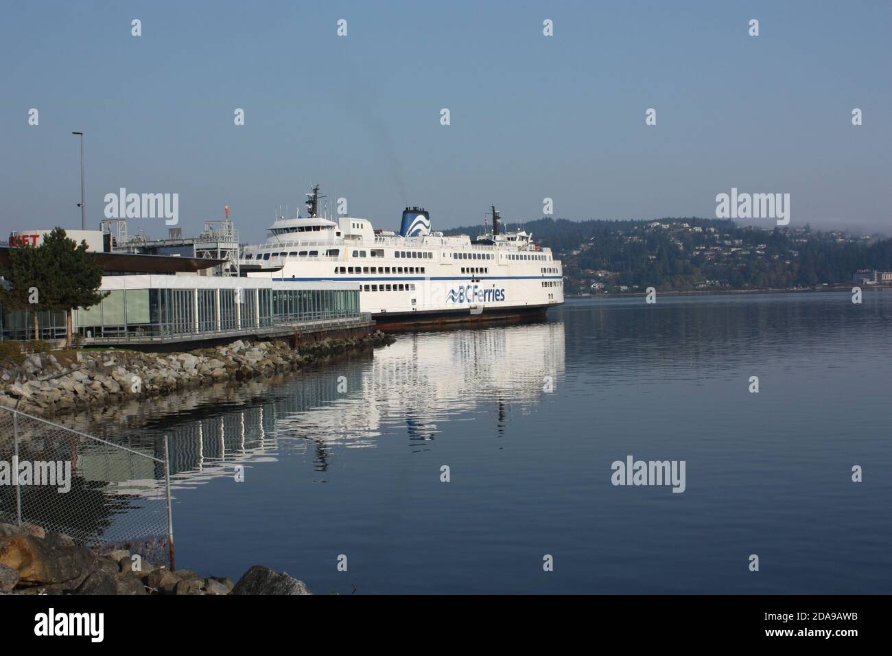 BC Ferries at the Departure Bay ferry terminal in Nanaimo on Vancouver ...