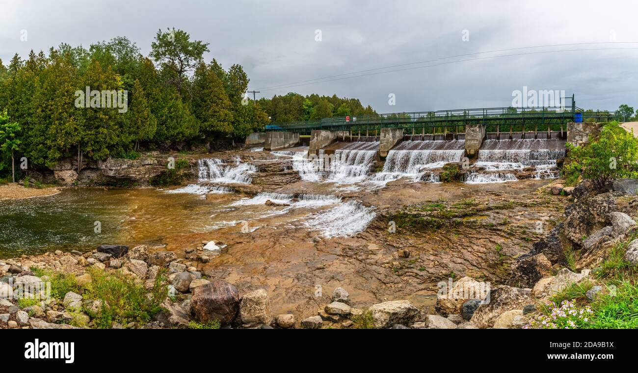 McGowan Falls Conservation area Durham Ontario Canada Stock Photo - Alamy