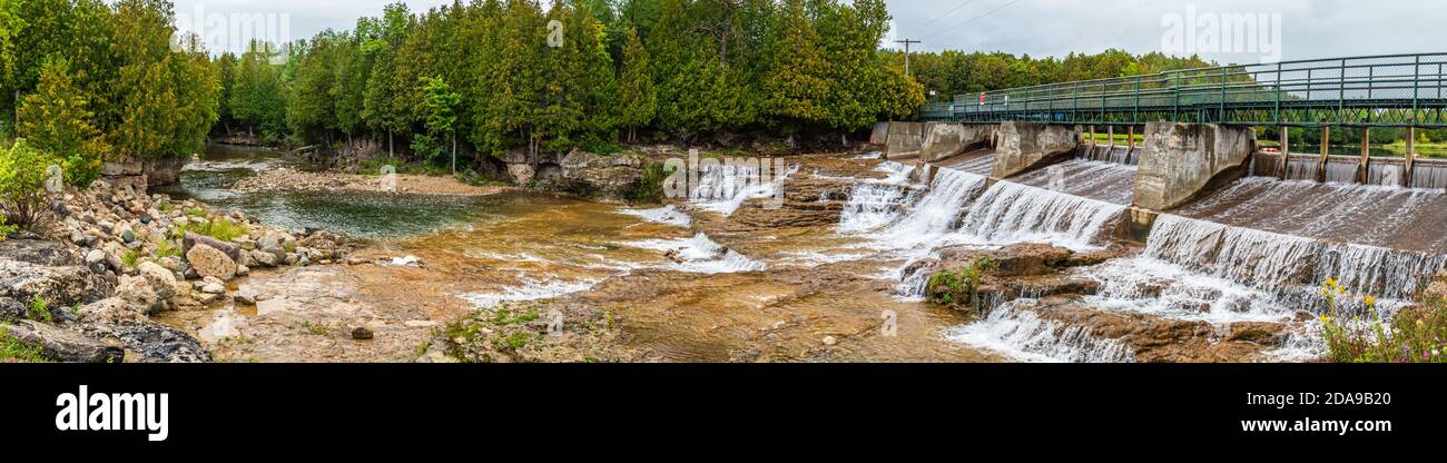 McGowan Falls Conservation area Durham Ontario Canada Stock Photo - Alamy