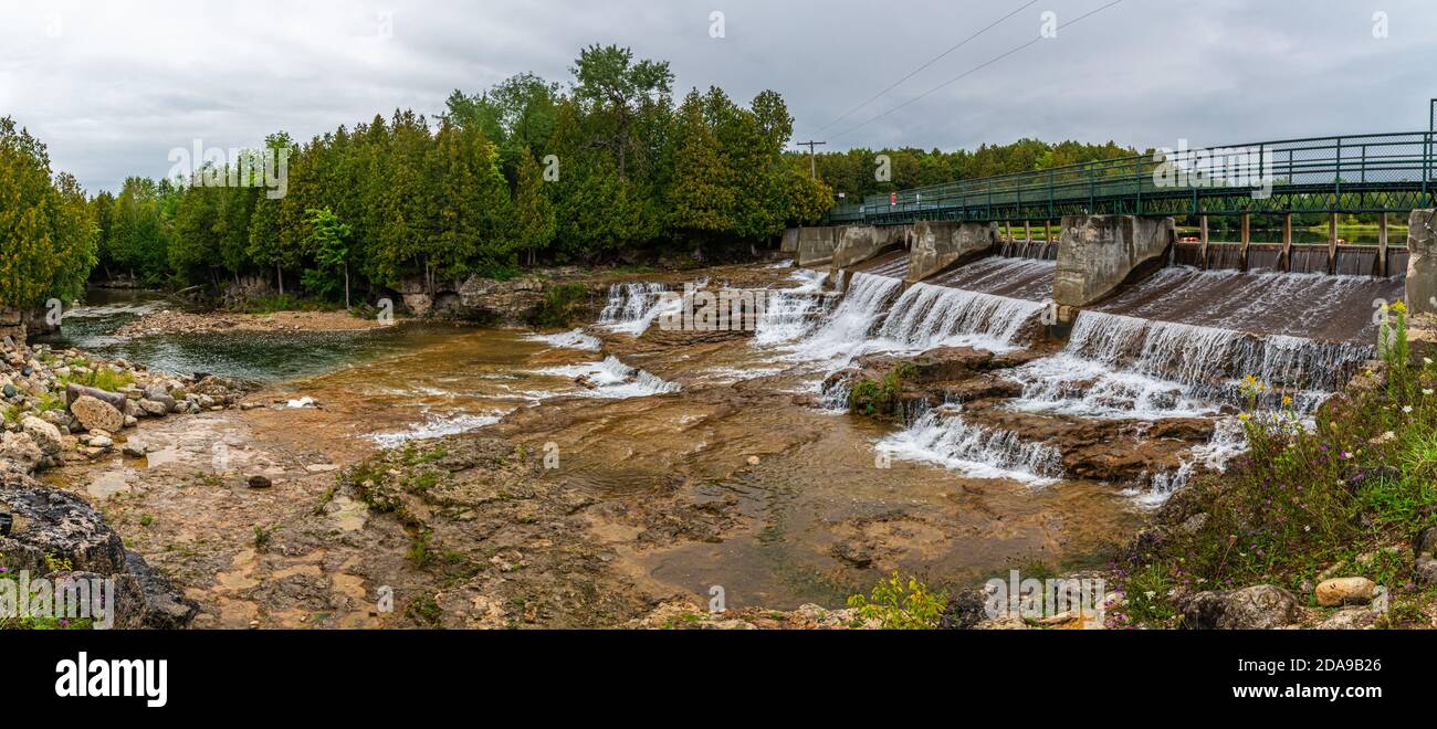 McGowan Falls Conservation area Durham Ontario Canada Stock Photo - Alamy