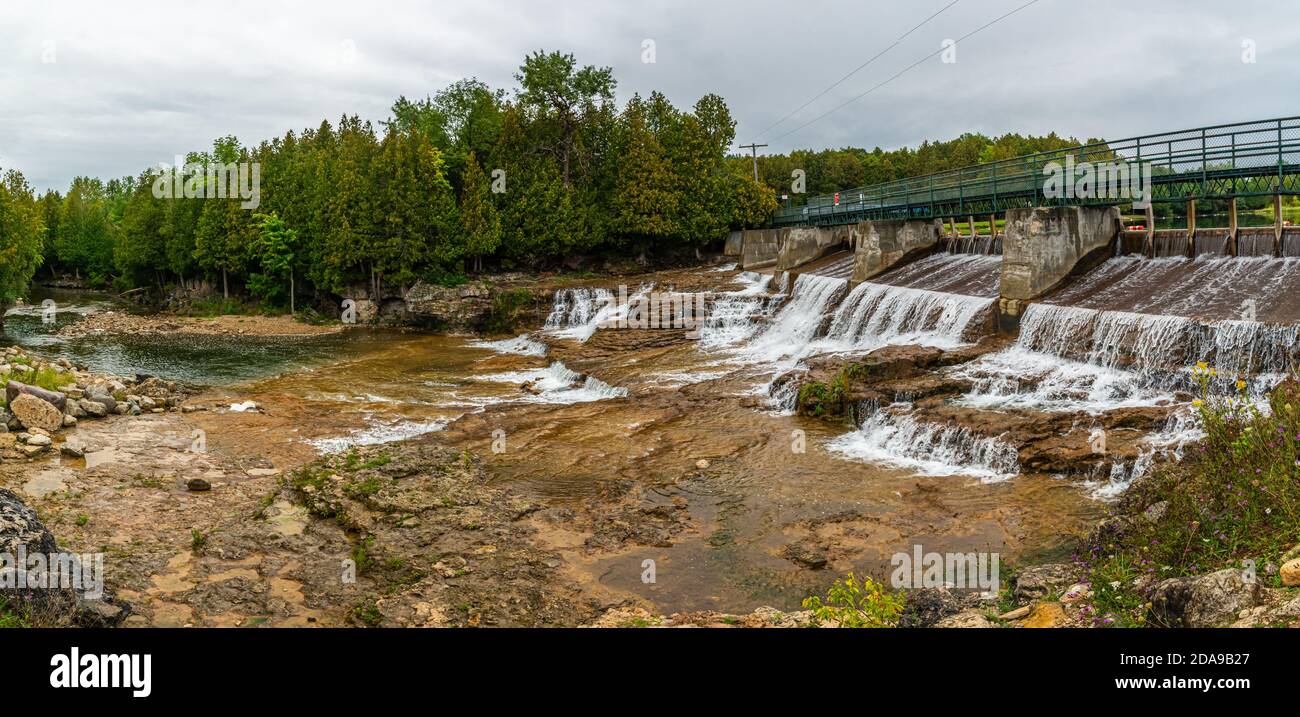 McGowan Falls Conservation area Durham Ontario Canada Stock Photo - Alamy