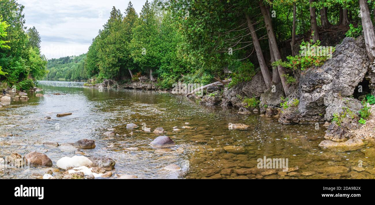 McGowan Falls Conservation area Durham Ontario Canada Stock Photo - Alamy