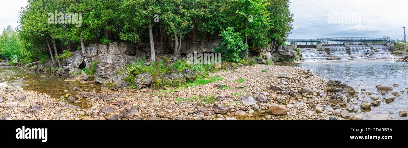 McGowan Falls Conservation area Durham Ontario Canada Stock Photo - Alamy