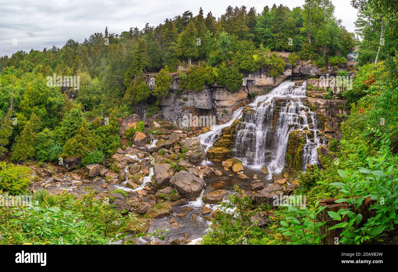 Inglis Falls Owensound Ontario Canada Stock Photo - Alamy