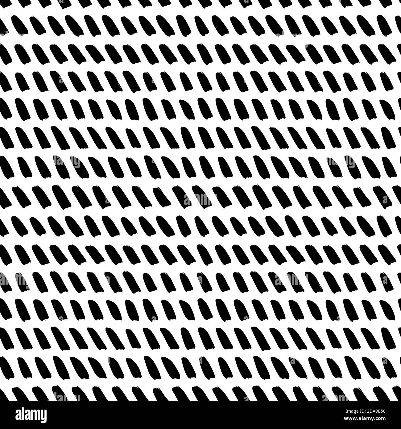 Hand drawn slanted brush strokes seamless pattern Stock Vector Image ...