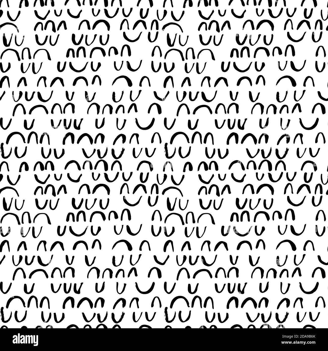 Bohemian hand drawn seamless Black and White Stock Photos & Images - Alamy