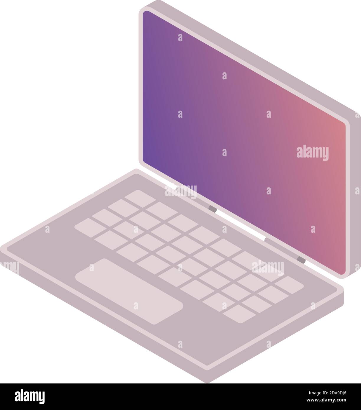 laptop computer device technology icon vector illustration design Stock ...