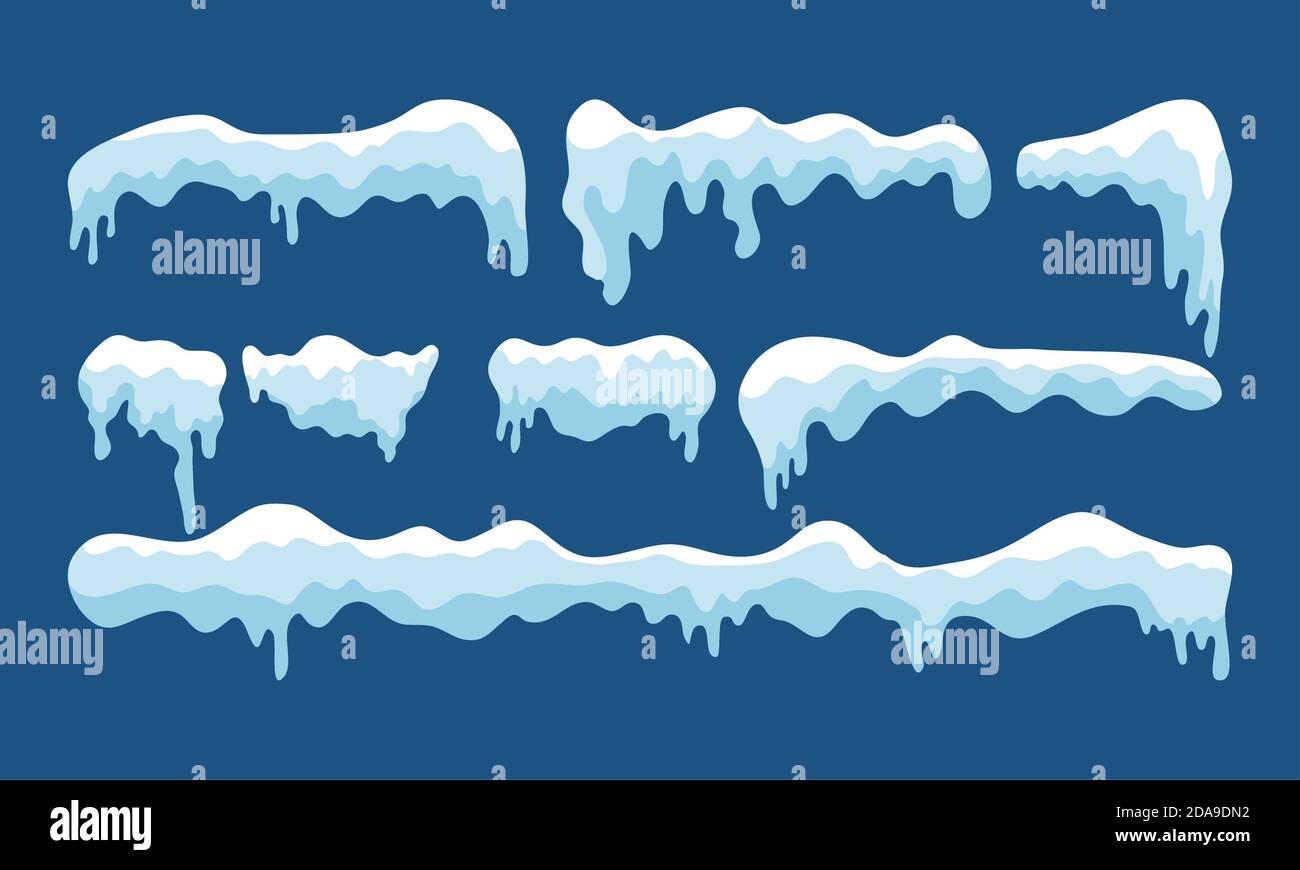 Snow Drift Roof Stock Vector Images Alamy
