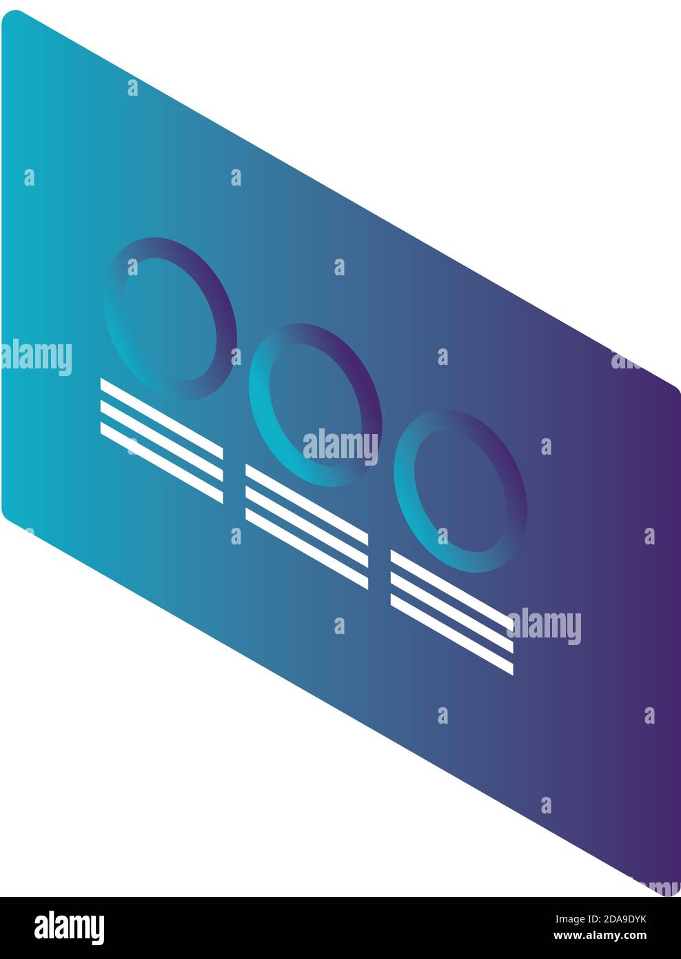 tablet device technology with buttons options vector illustration ...