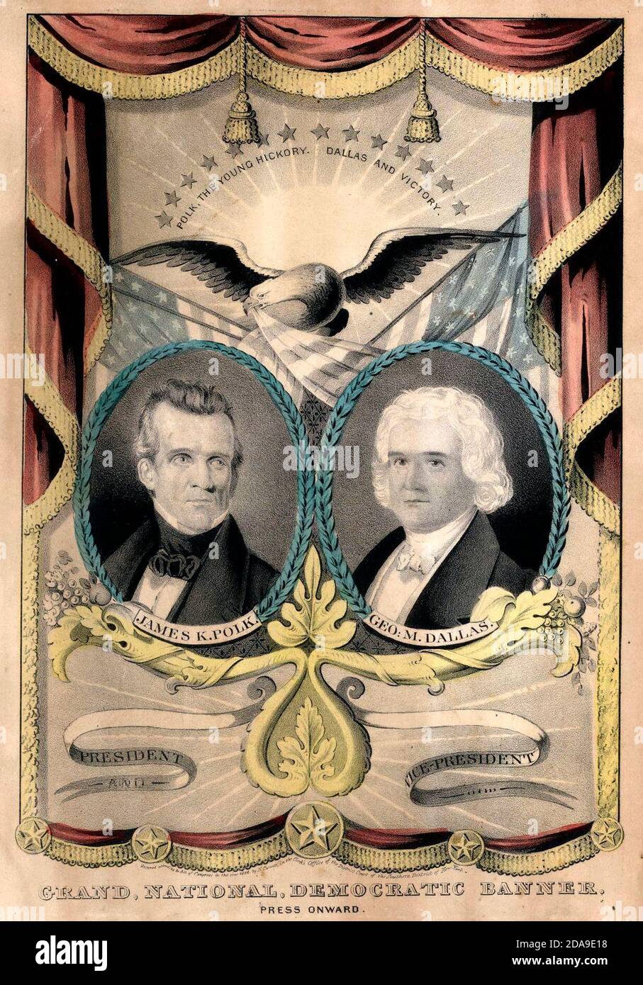 Polk dallas 1844 hi-res stock photography and images - Alamy