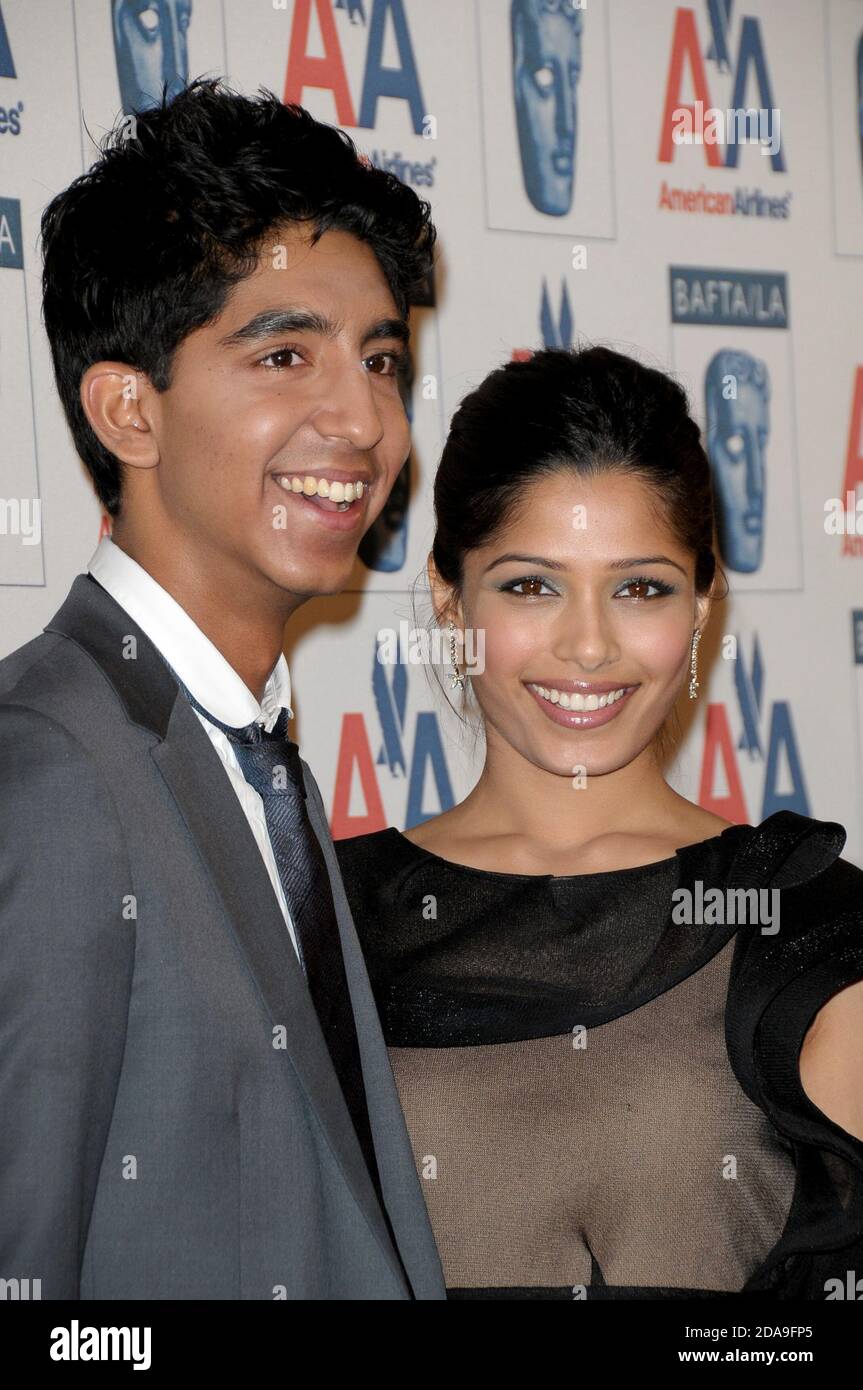 Dev Patel and Freida Pinto 18TH Annual Bafta Britannia Awards in ...