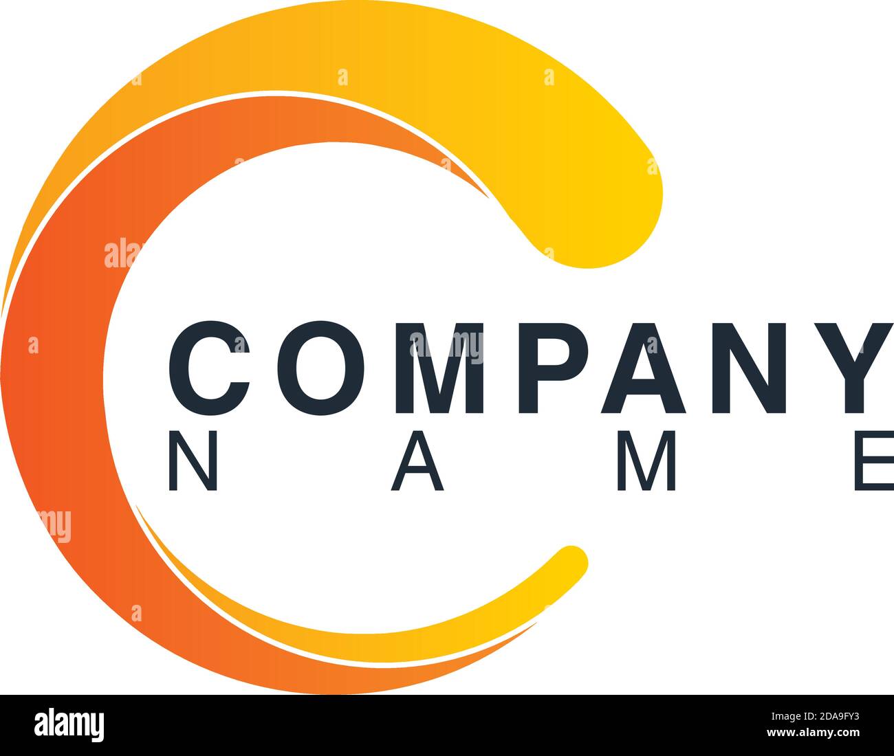 company name emblem with letter c vector illustration design Stock ...