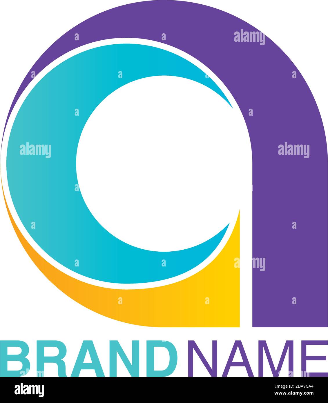 brand name emblem with letter a vector illustration design Stock Vector ...